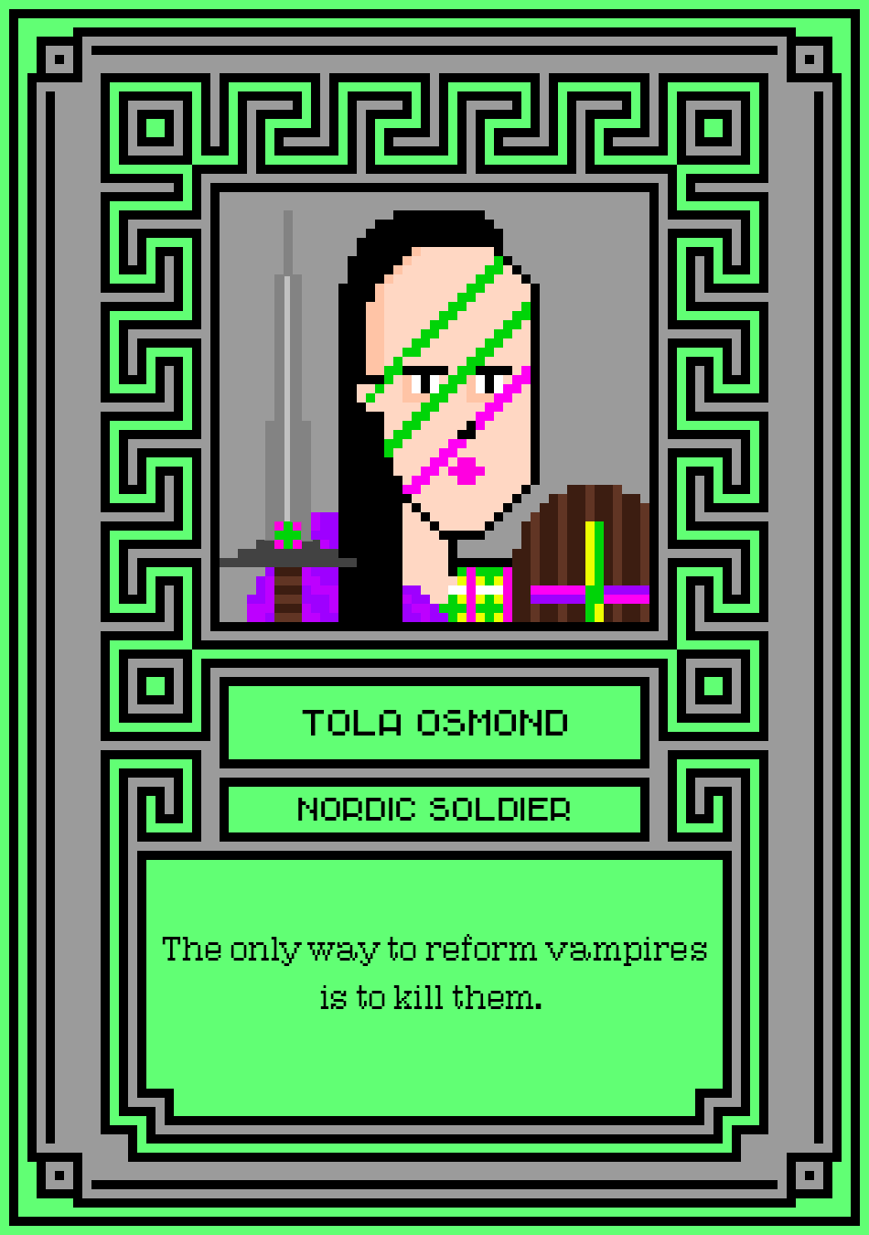 #905 - Tola Osmond - RomanPunks